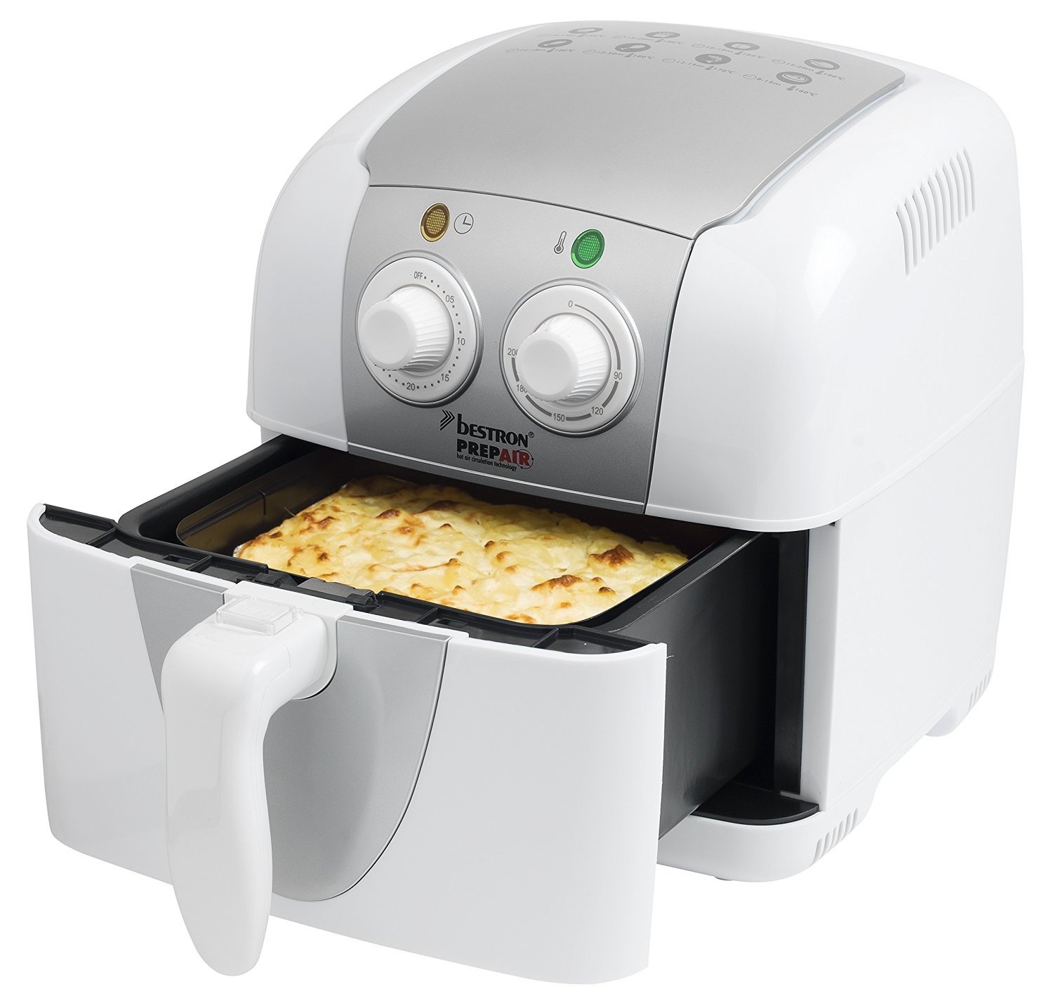 Bestron ASF1304W Friteuse à Air Chaud sans Huile en Blanc 2,5 L ...